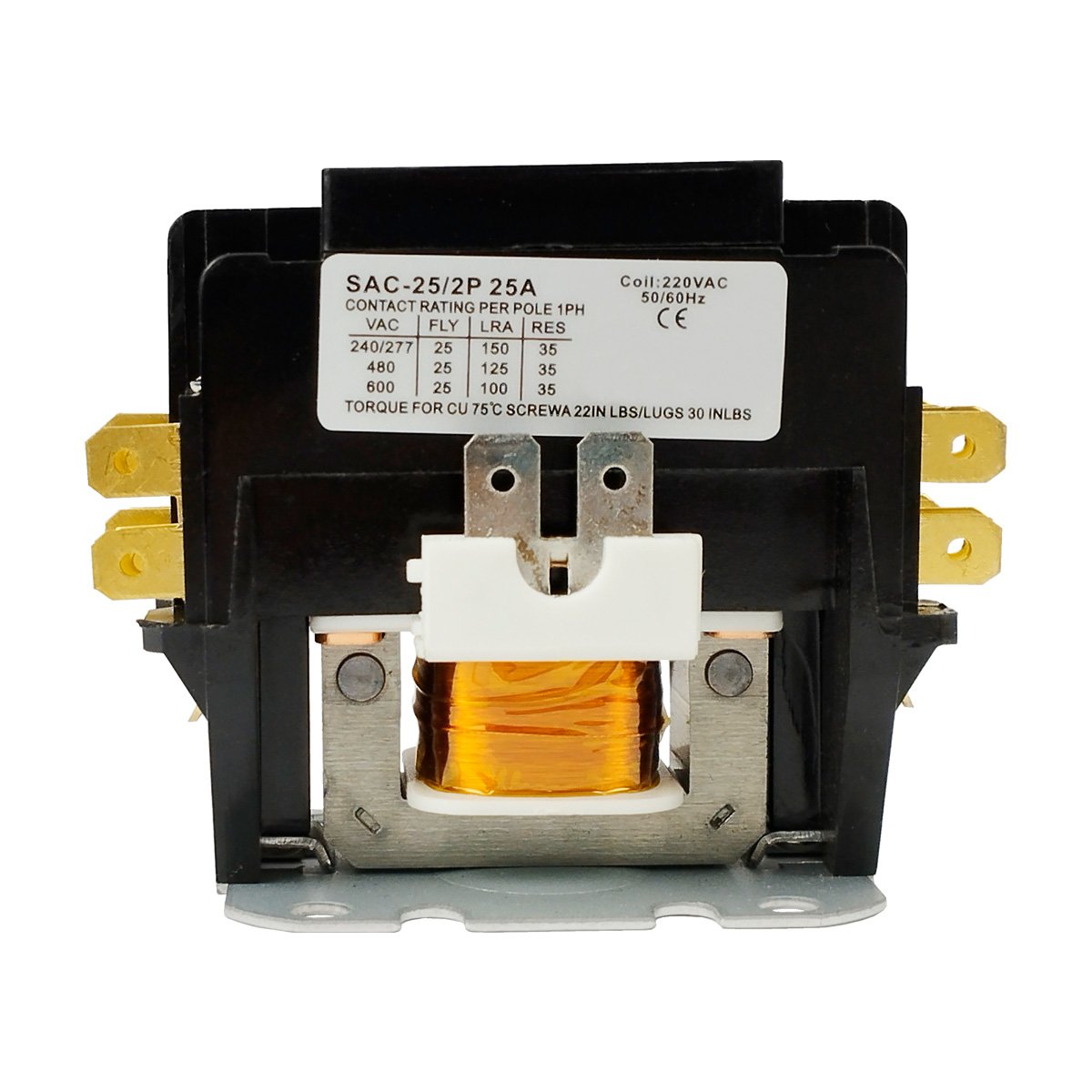 Chave Contatora Bipolar SAC 25/2P Elgin 220V ARC177590415601