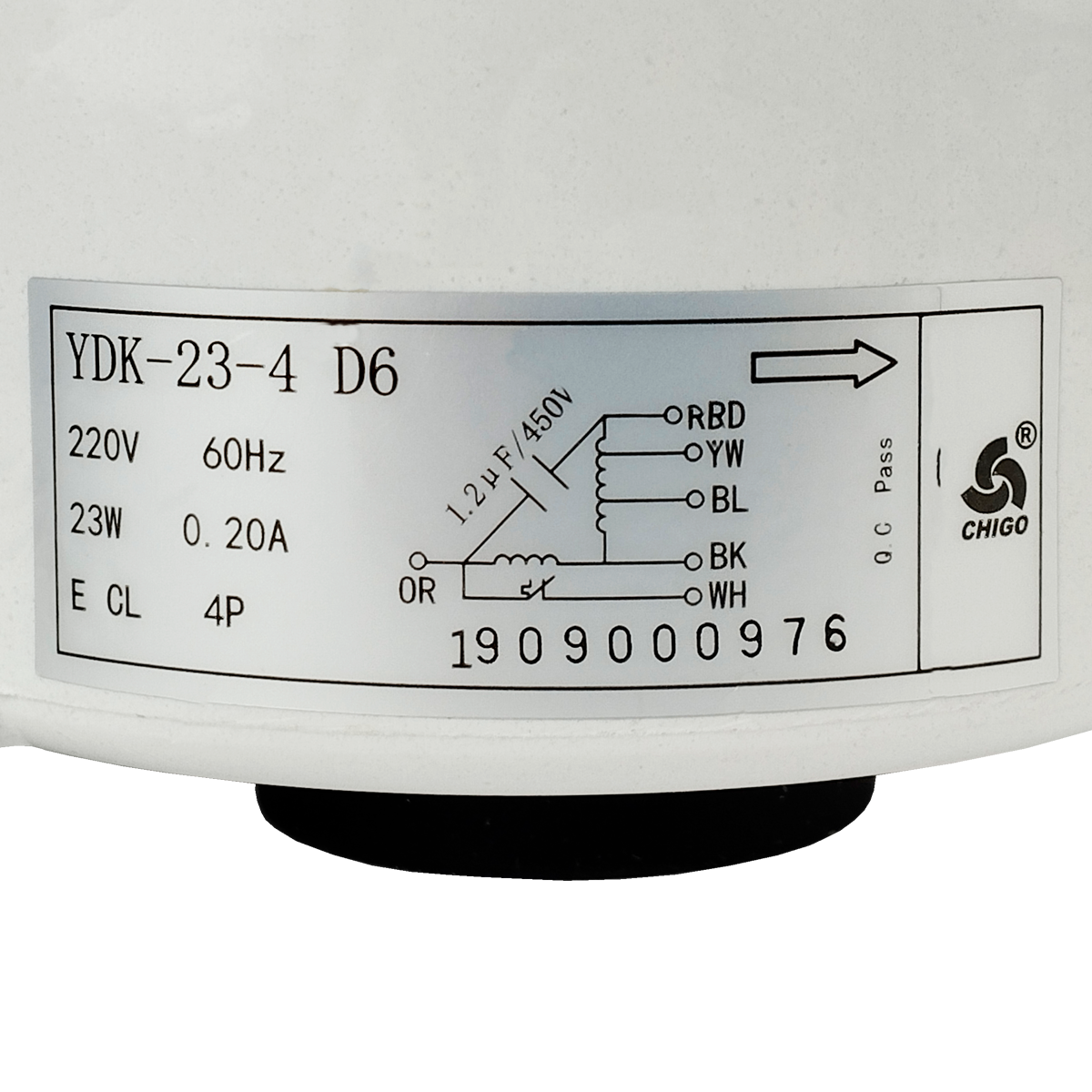 Motor Evaporadora Ar Condicionado Komeco 18.000 Ydk-23-4 D6