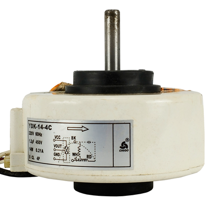 Motor Ventilador YDK-14-4C Evaporadora 7.000 a 12.000 Btus Komeco